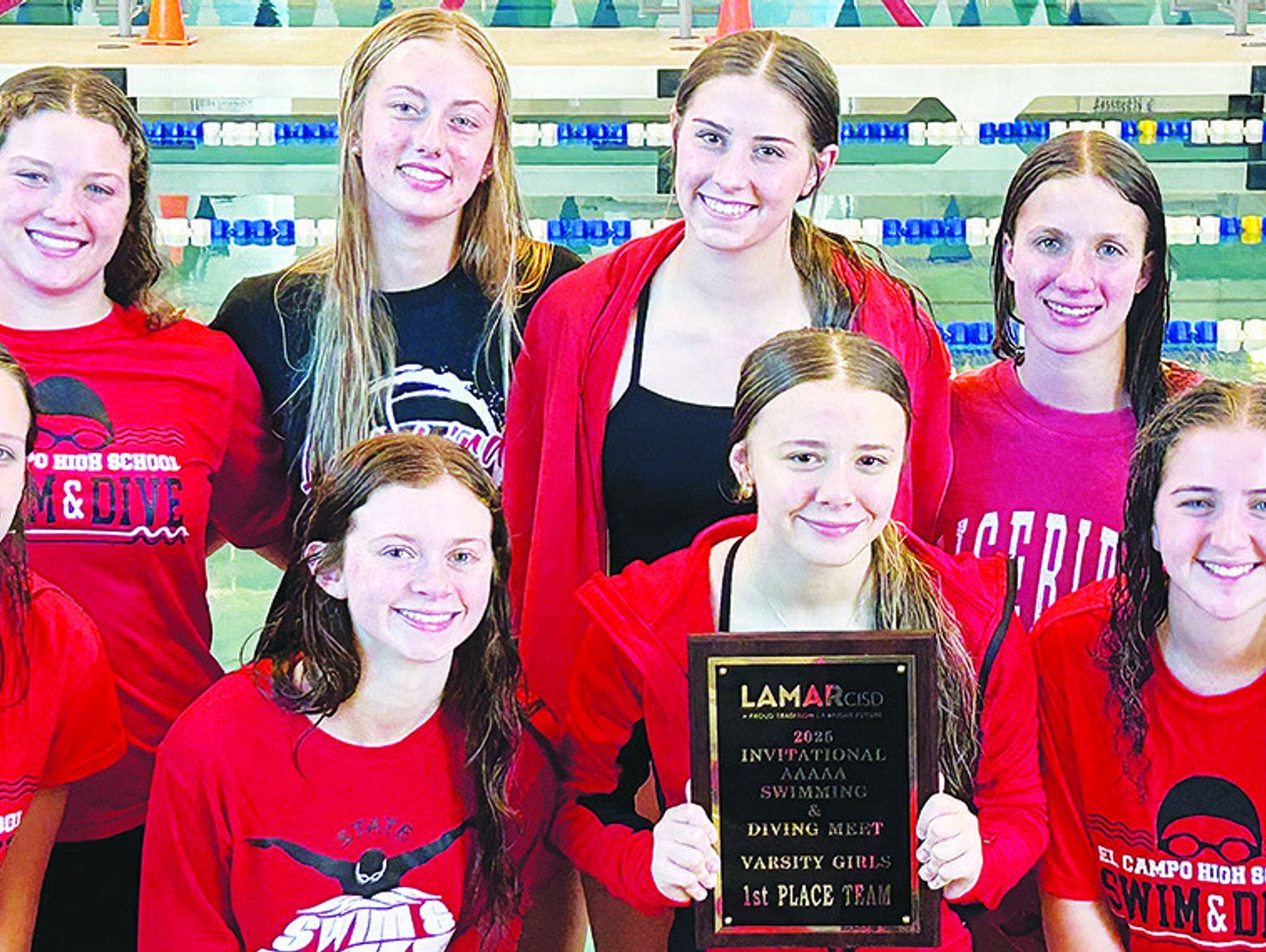 Lady 'Bird swim team wins LC invitational