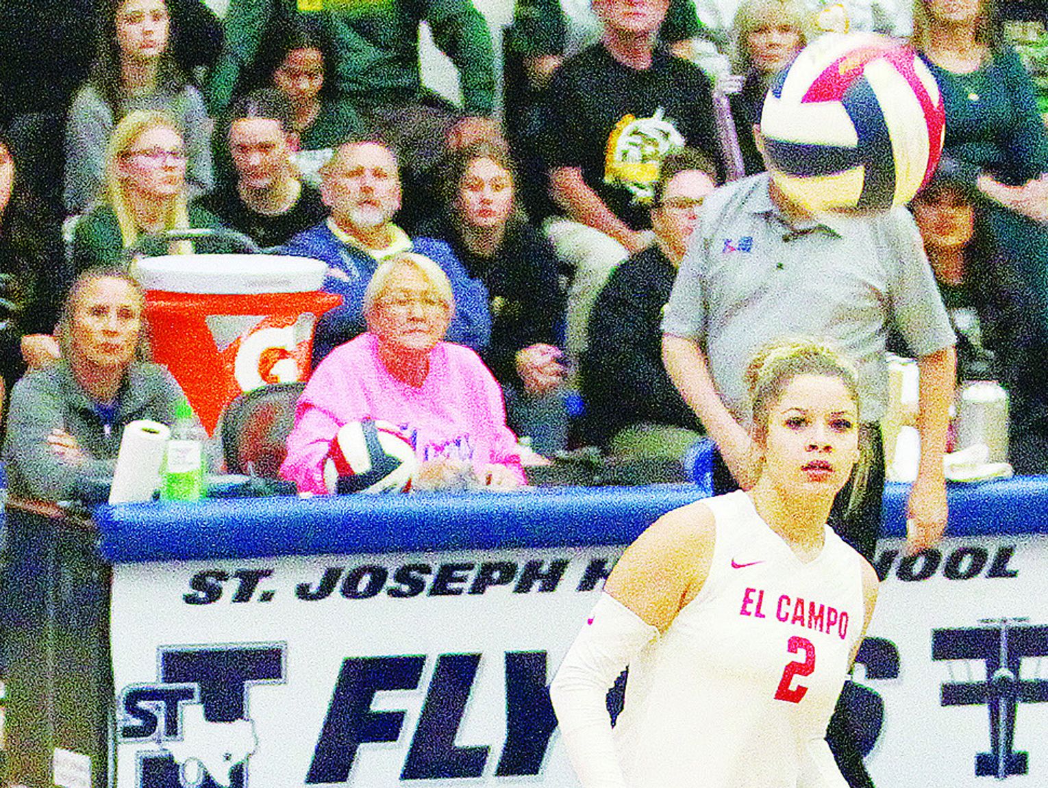 Lady Ricebirds sweep Zapata in area playoff