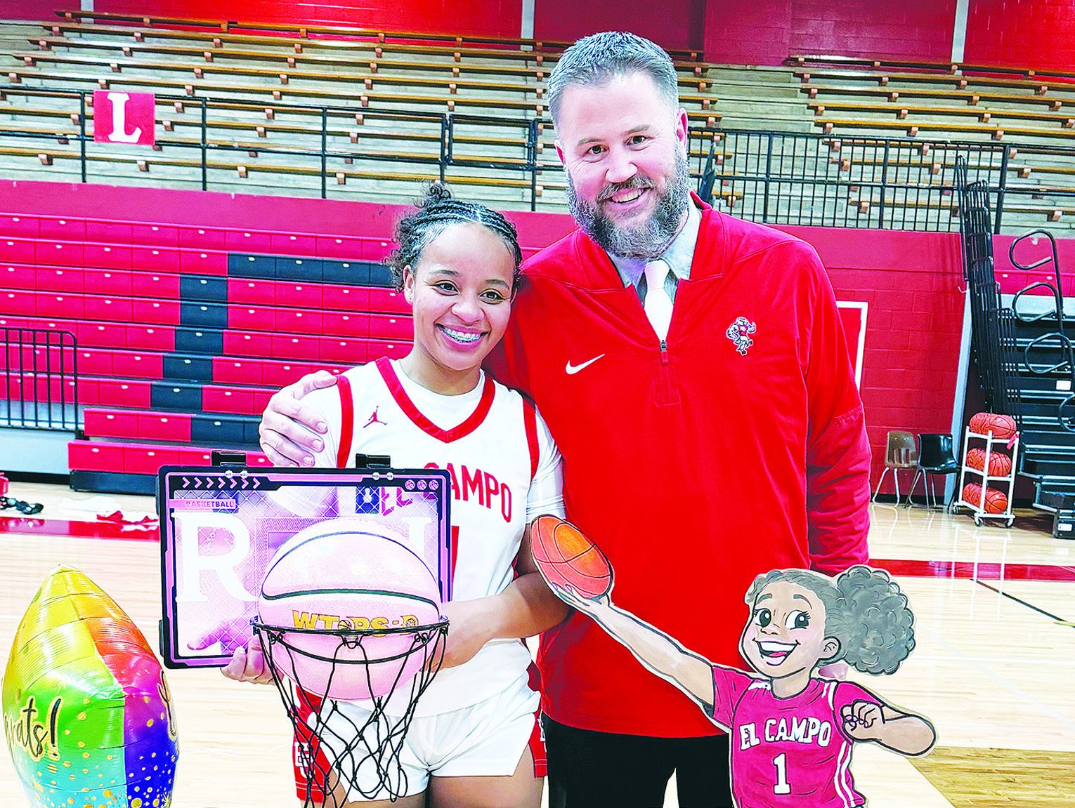 Miles surpasses 1,300 points as Lady Ricebirds stay unbeaten in district