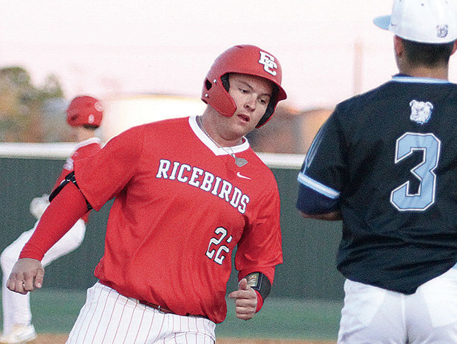 Ricebirds fall to Bluejays, 7-5, in home game
