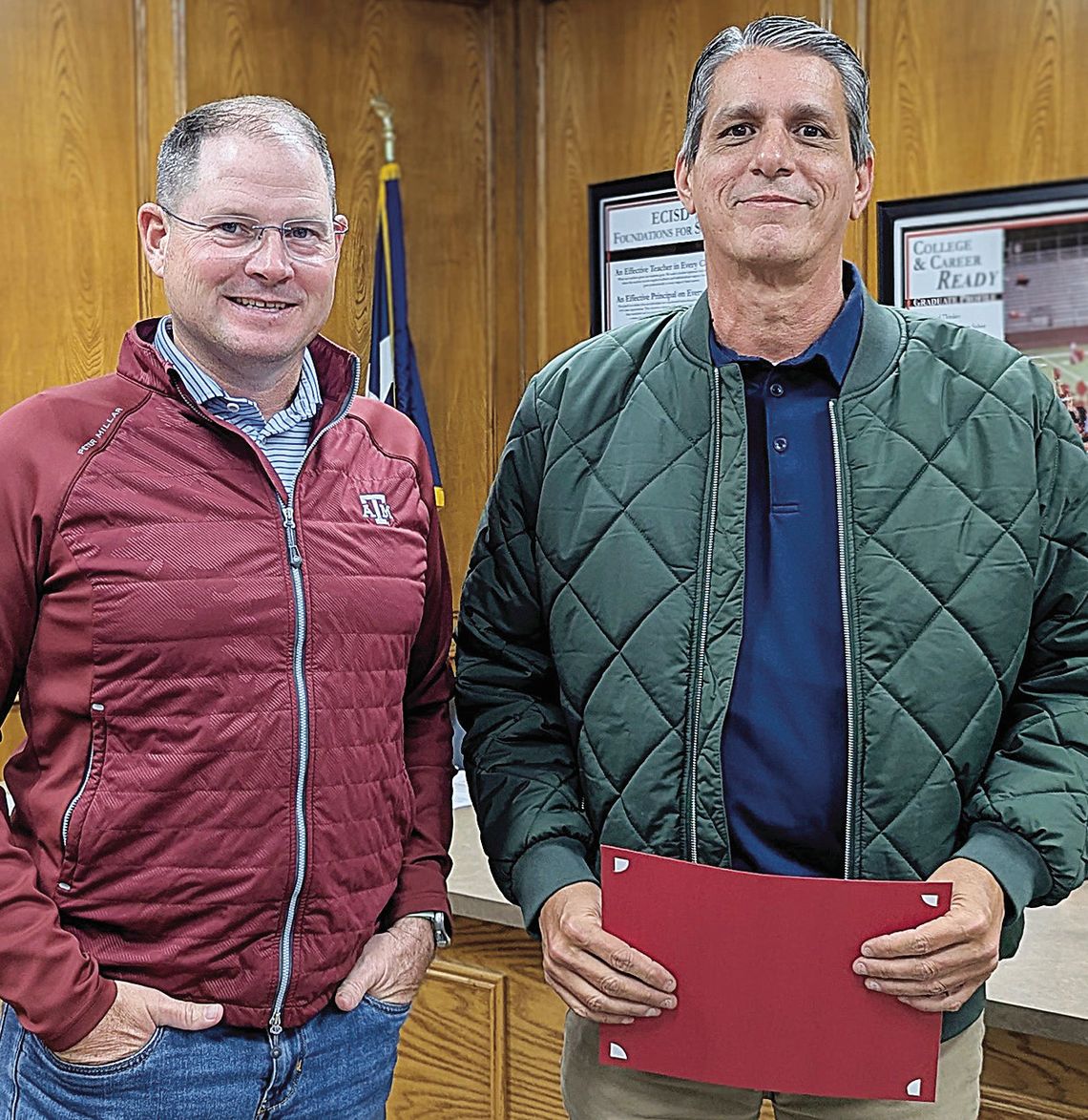 ECHS assistant principal collects top honor in area